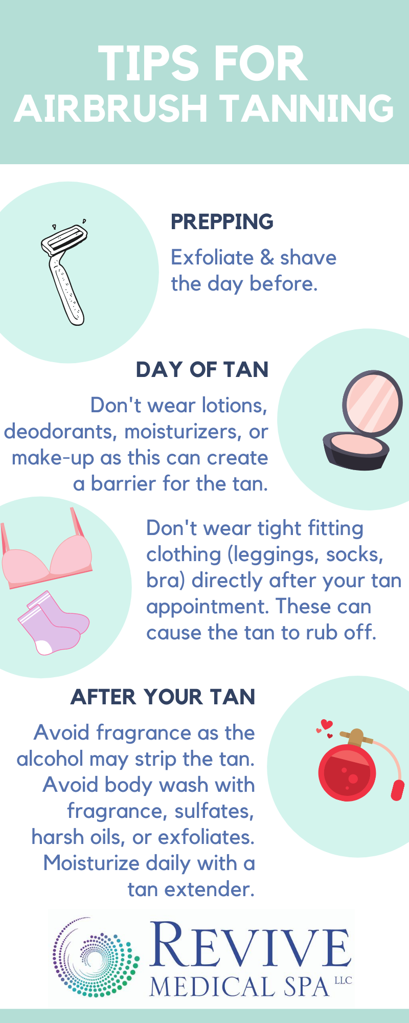 Airbrushed Spray Tan | Spa Services | Revive Medical Spa, LLC